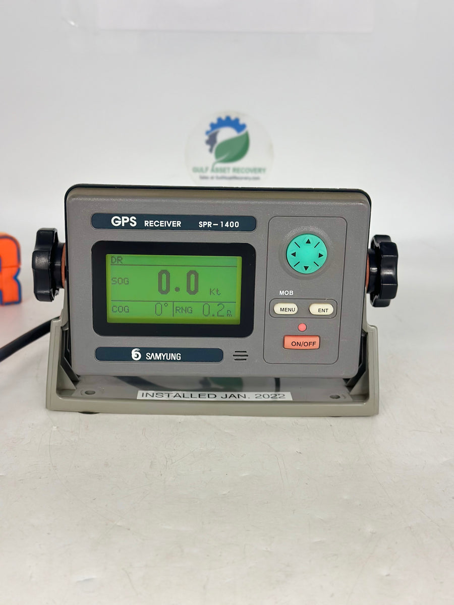 Samyung SPR-1400 GPS Receiver w/ Bracket, Pwr Cord (Used) – Gulf Asset Recovery