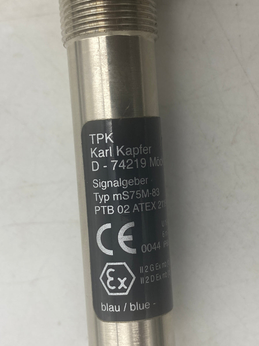 TPK Karl Kapfer D-74219 mS75M-83 Pressure Sensor (No Box) – Gulf Asset Recovery