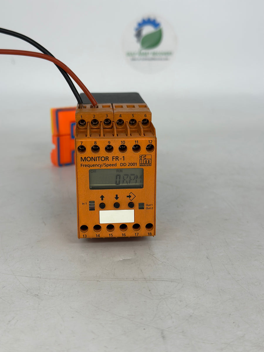 IFM Electronic DD2001 Monitor FR-1 Frequency/Speed Monitor (Used) – Gulf Asset Recovery