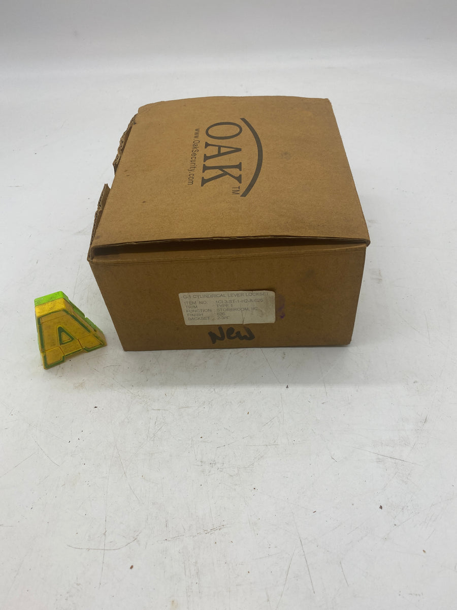 Oak Security Group G-1 Cylindrical Lever Lockset, Item# 1CL3-ST-1-H2-A – Gulf Asset Recovery