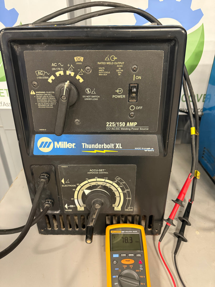 Miller 903642 Thunderbolt XL 225/150A AC/DC Stick Welding Power Source ...