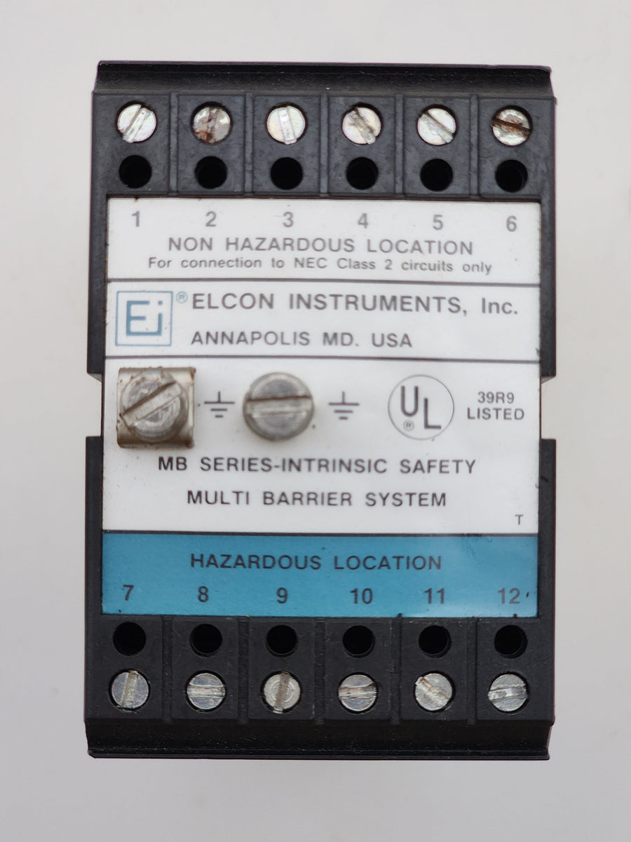 Elcon Instruments MB4/4/20+20+ Intrinsic Safety Multi Barrier System ...