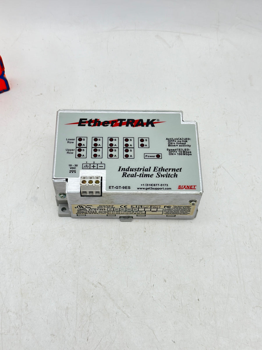 Sixnet ET-GT-9ES-1 EtherTRAK Industrial Ethernet Real-Time Switch (Use ...