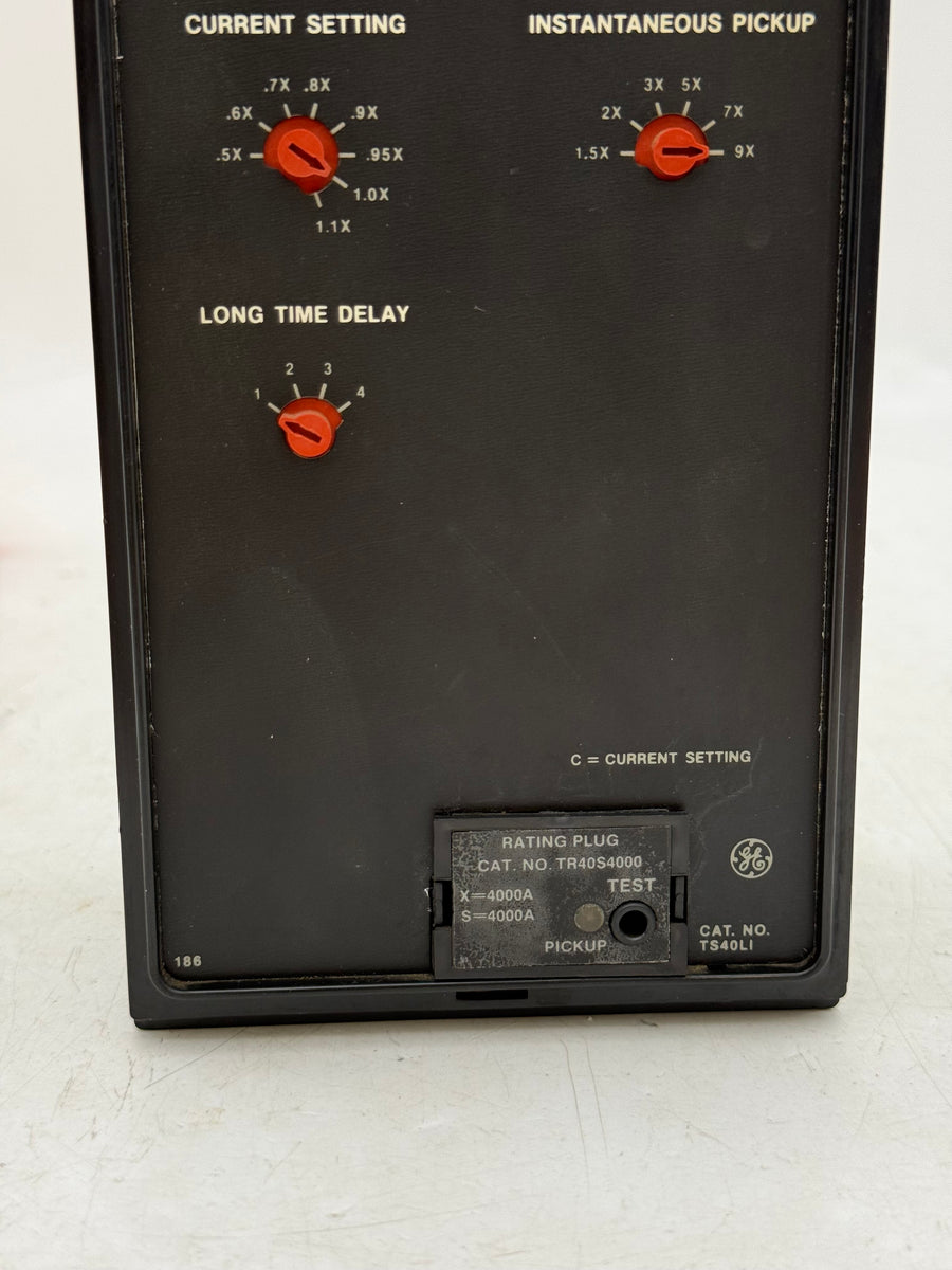 GE TS40LI RMS-9 MicroVersaTrip Programmer w/ TR40S4000 Rating Plug (Us ...