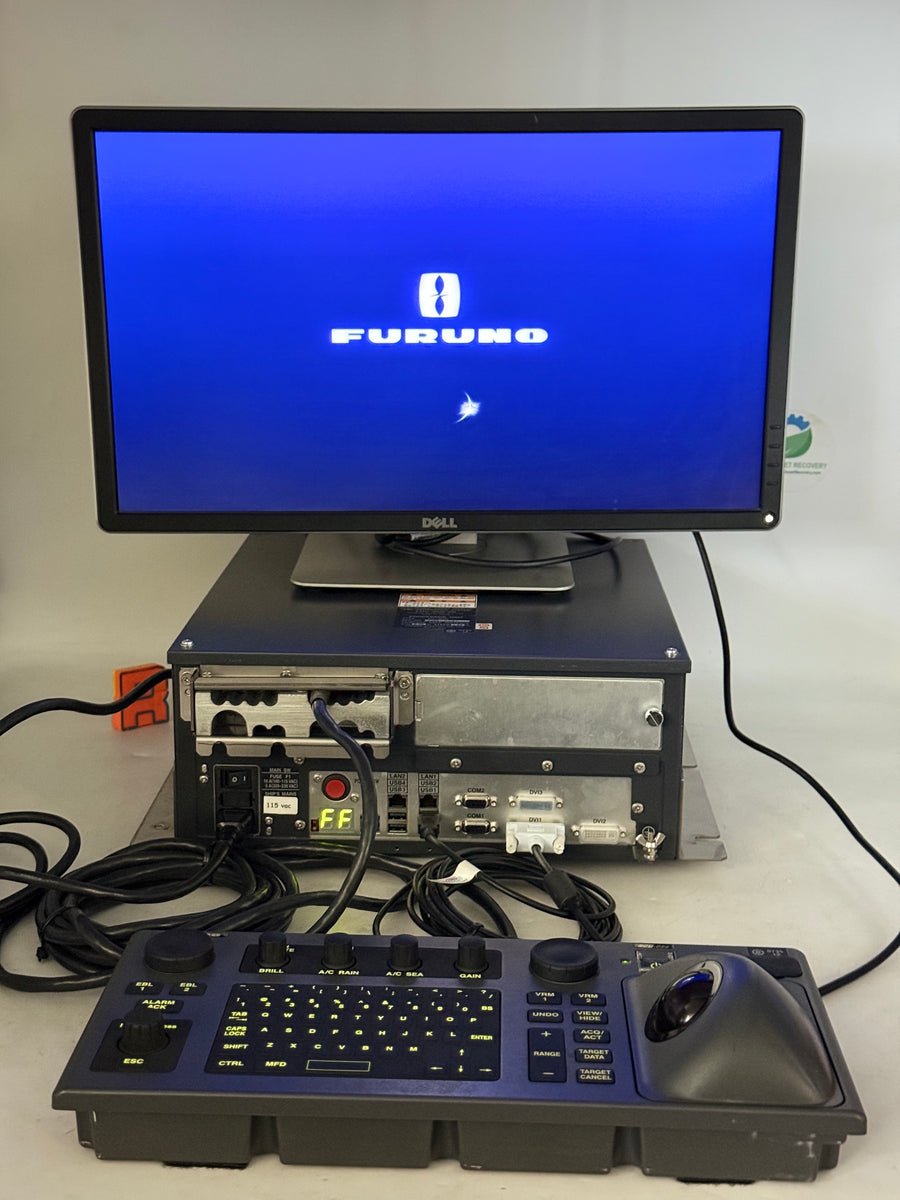 Furuno FMD-3200-BB ECDIS w/ EC-3000 Processor Unit, RCU-024 Controller ...