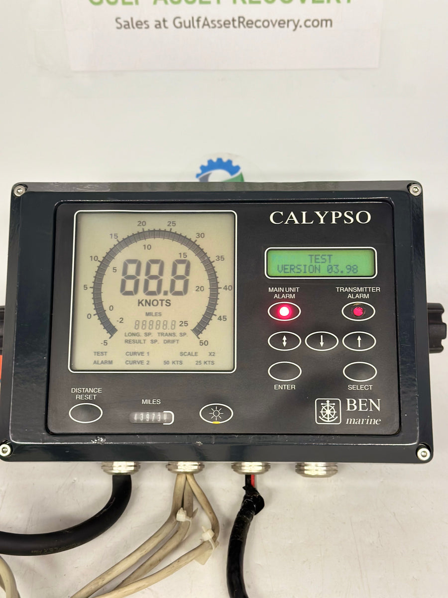 Ben Marine Calypso I2E Diffusion Electromagnetic Speed Log Display w ...