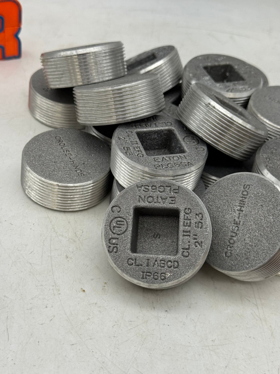 Eaton Crouse-Hinds PLG6-SA Recessed Pipe Plug, 2" *Lot of (20)* (No Bo ...