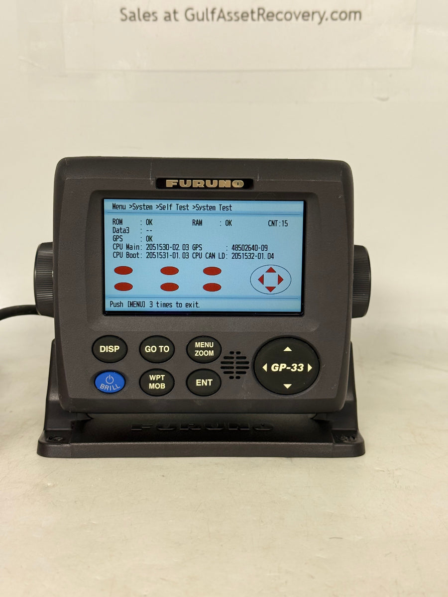 Furuno GP-33 GPS Navigator Display w/ Mounting Bracket (Used) – Gulf ...