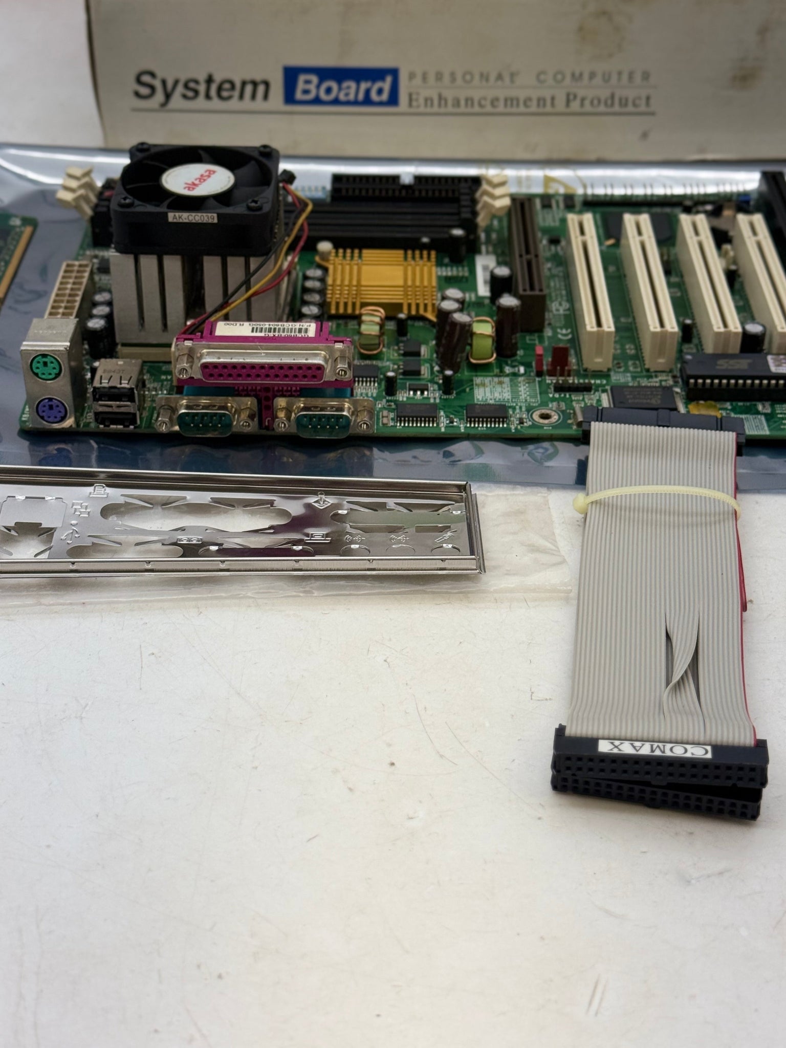 DFI-ITOX GCB60-BX-G ATX Motherboard w/ 256MB RAM, Shield, Celeron (Use ...