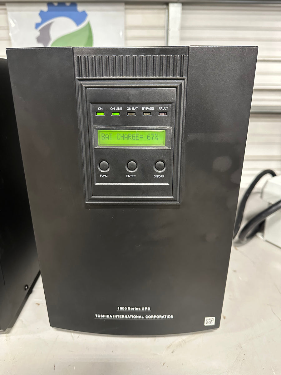 Toshiba UT1A1A030C6 Series 1000 UPS, 3.0 kVA (Used) – Gulf Asset Recovery