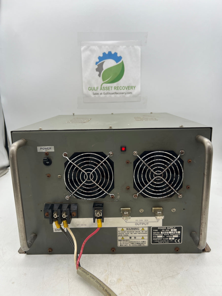 Furuno PR-850A AC-DC Power Supply, In: 110/(220)VAC, Out: 24VDC 30A (U ...