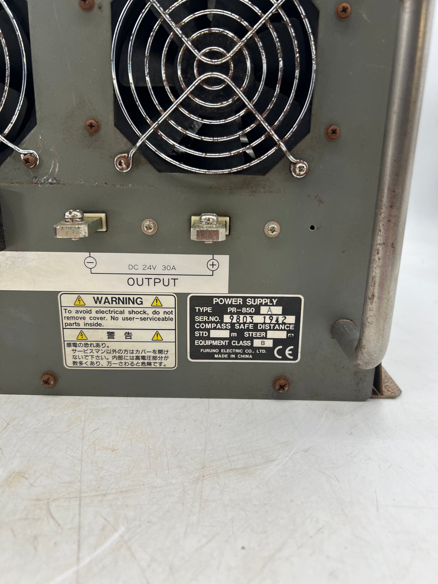 Furuno PR-850A AC-DC Power Supply, In: 110/(220)VAC, Out: 24VDC 30A (U ...