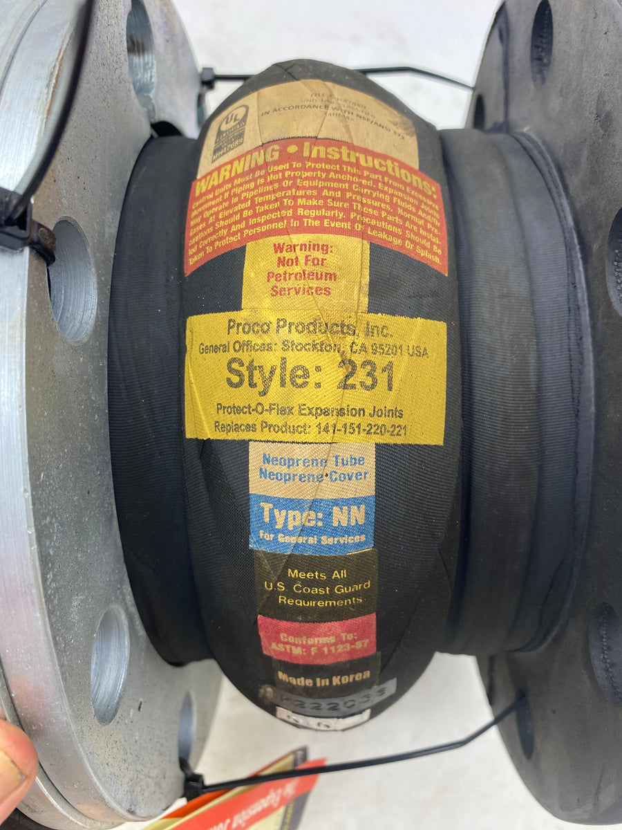 Proco 050X0631N 231/NN 5"x6" Expansion Joint (No Box) – Gulf Asset Recovery