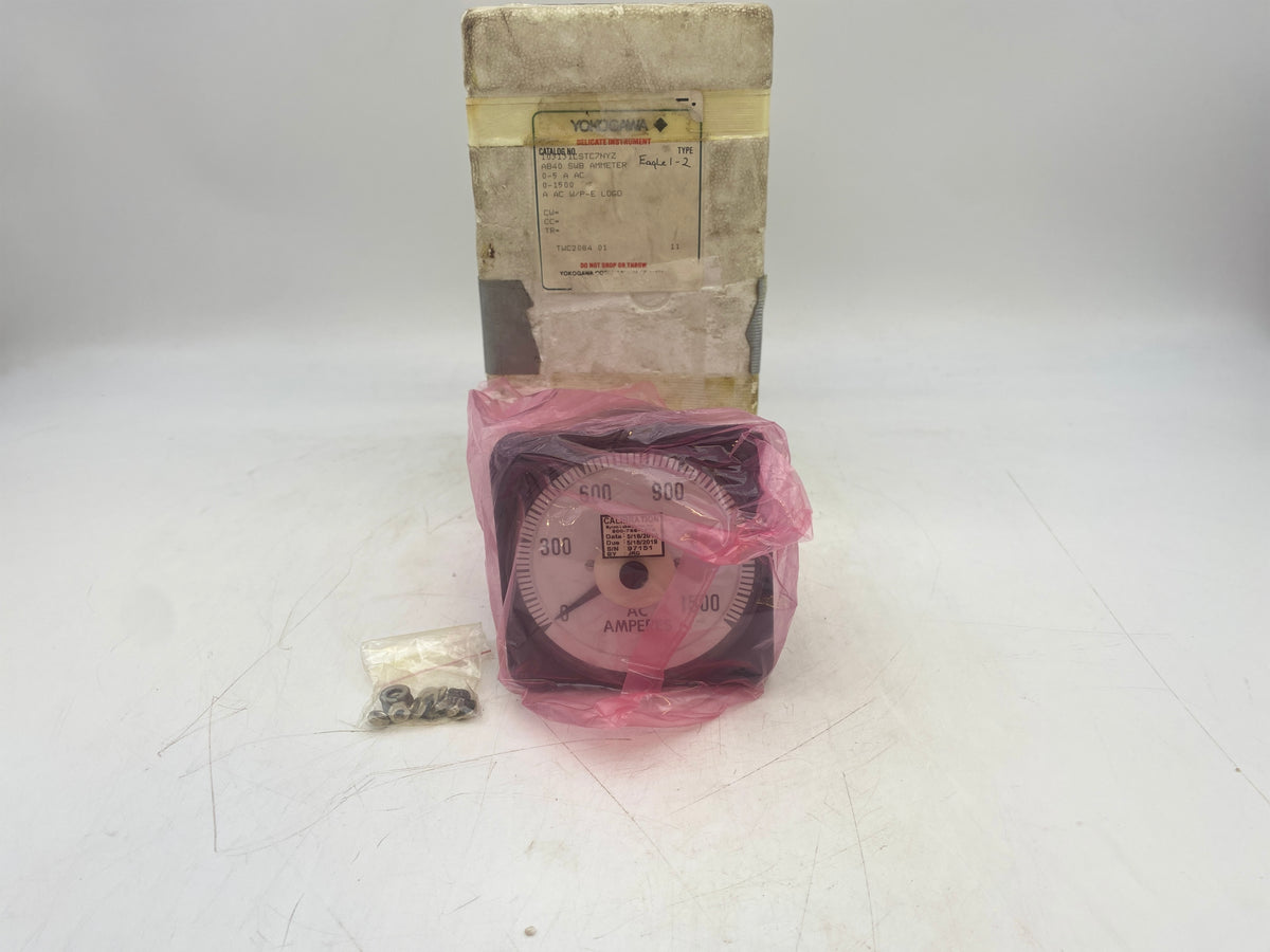 Byram Laboratories MCS103131LS1500A-RM1110A 0-1500A AC Ammeter (No Box ...