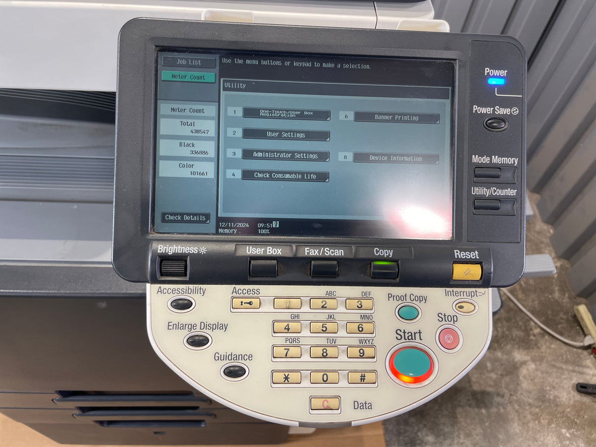 Konica Minolta Bizhub C220 Color Laser Copier w/ Manual, Drivers (Used ...