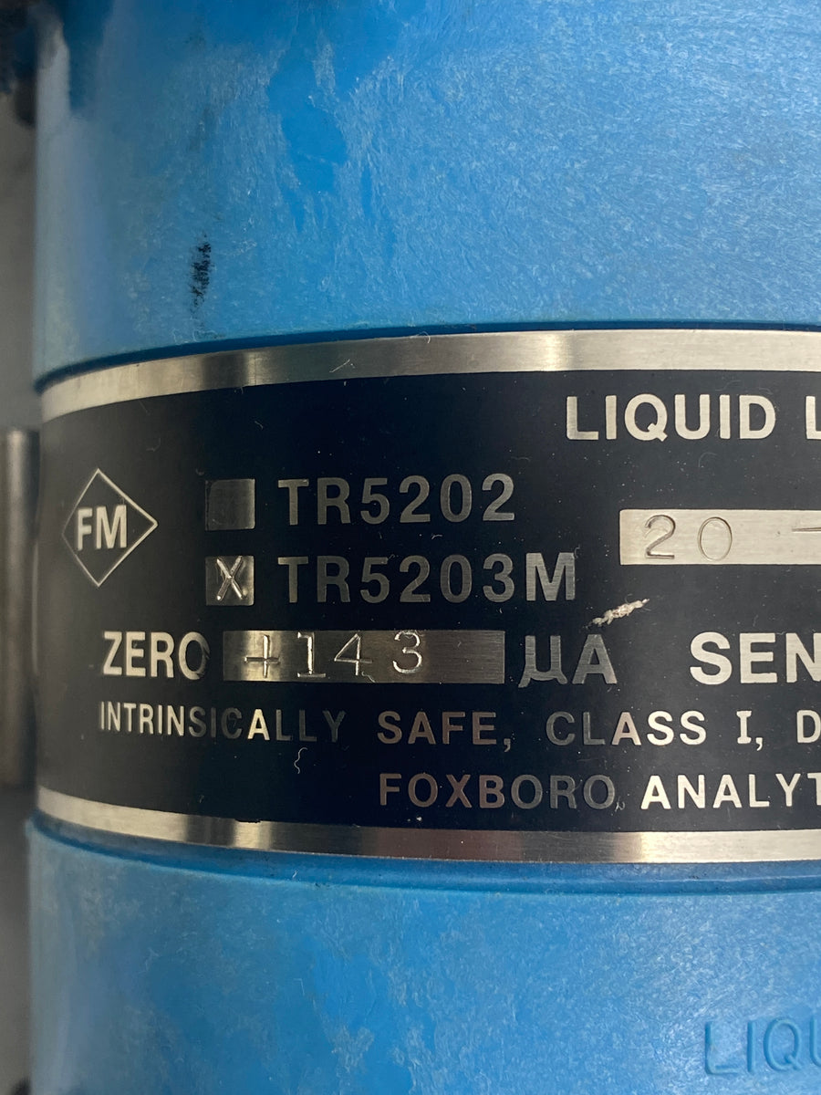 Foxboro TR5203M.20-F005-F015 TR5203M Liquid Level Sensor Unit (No Box ...