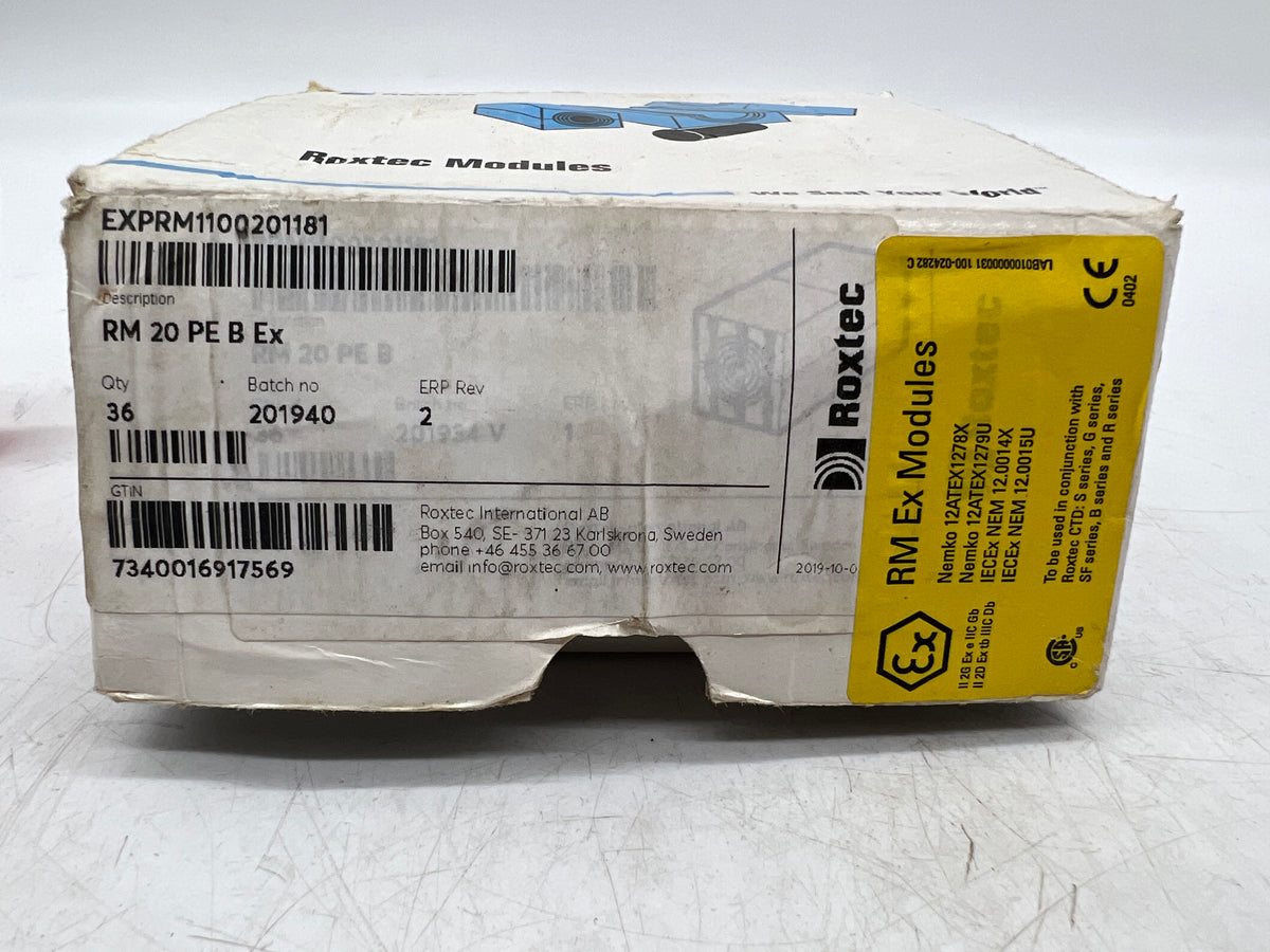 Roxtec EXPRM1100201181 RM20 PE B Ex Cable Sealing Modules, *Box of (36 ...