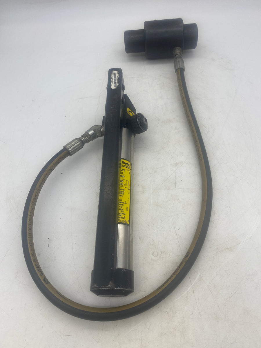 Current Tools Model 1521 Hydraulic Hand Pump w/ 1522 Knockout Ram (Use ...