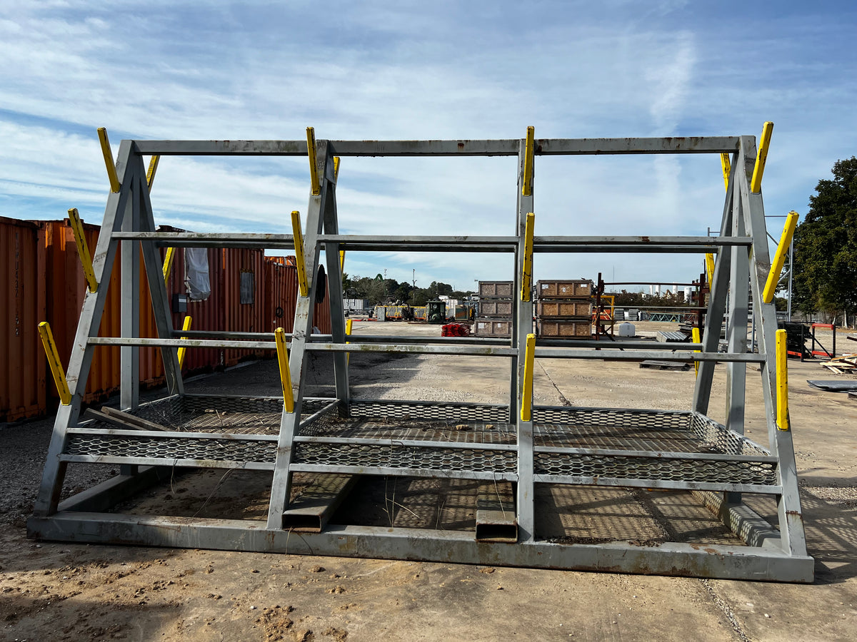 Portable Heavy Duty Steel A-Frame Storage Rack (Used) – Gulf Asset Recovery