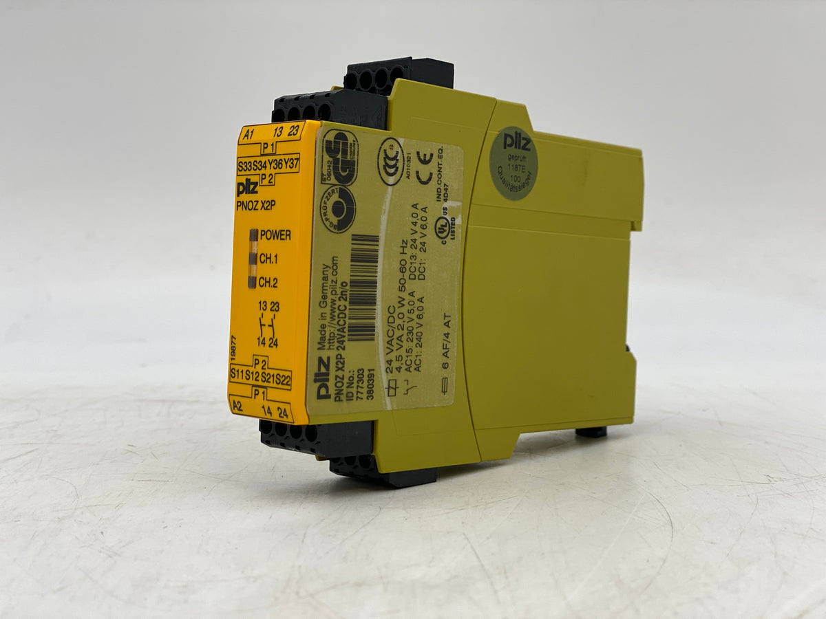 Pilz PNOZ X2P Safety Relay 24VAC/VDC 2 NO (Used) – Gulf Asset Recovery