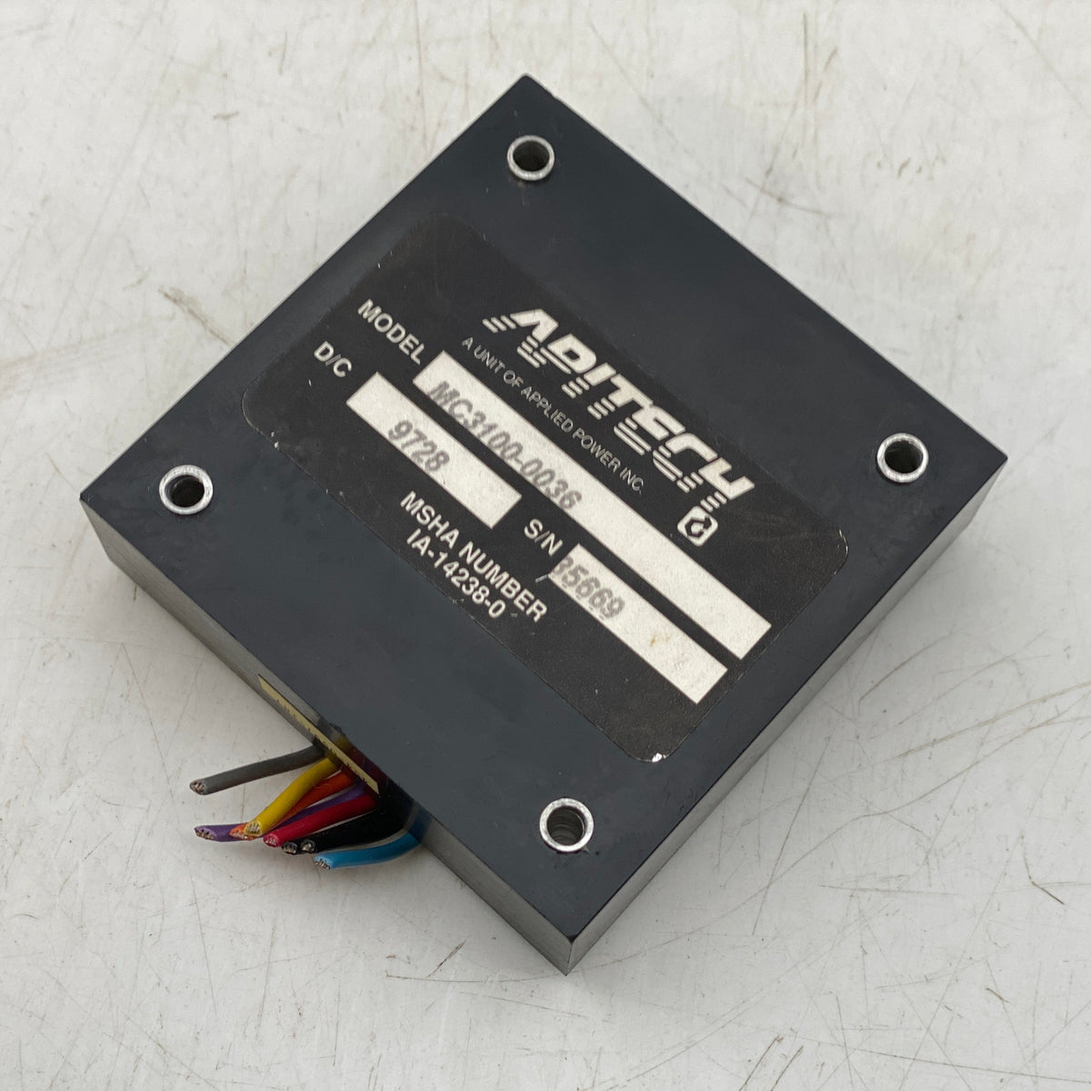 Apitech MC3100-0036 PWM Valve Control (Used) – Gulf Asset Recovery