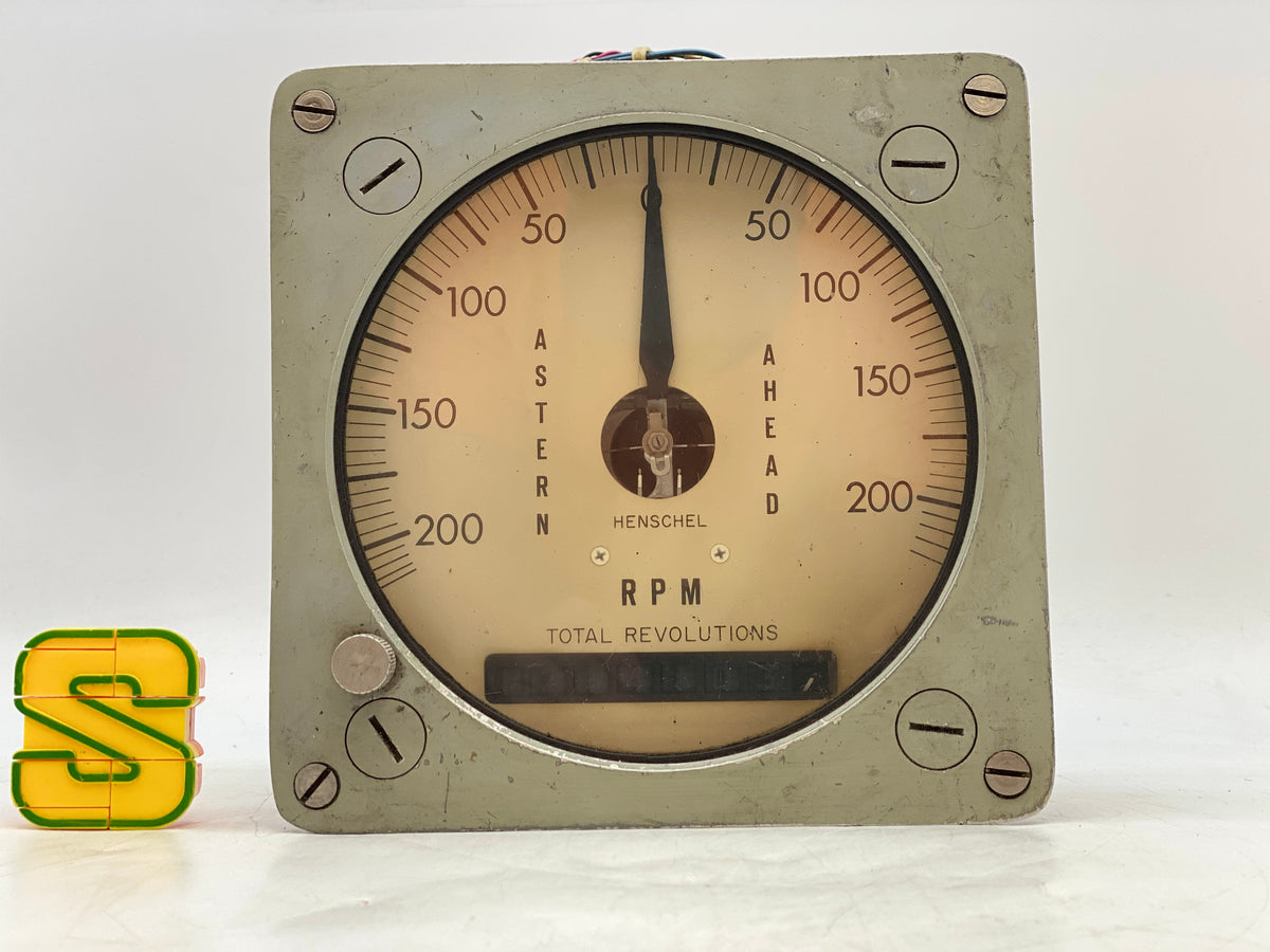 Henschel 220-0-220 Astern Ahead RPM Indicator Type 1 115V 50Hz. (Used ...