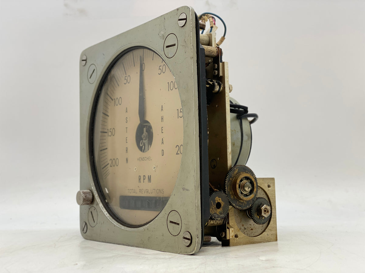 Henschel 220-0-220 Astern Ahead RPM Indicator Type 1 115V 50Hz. (Used ...