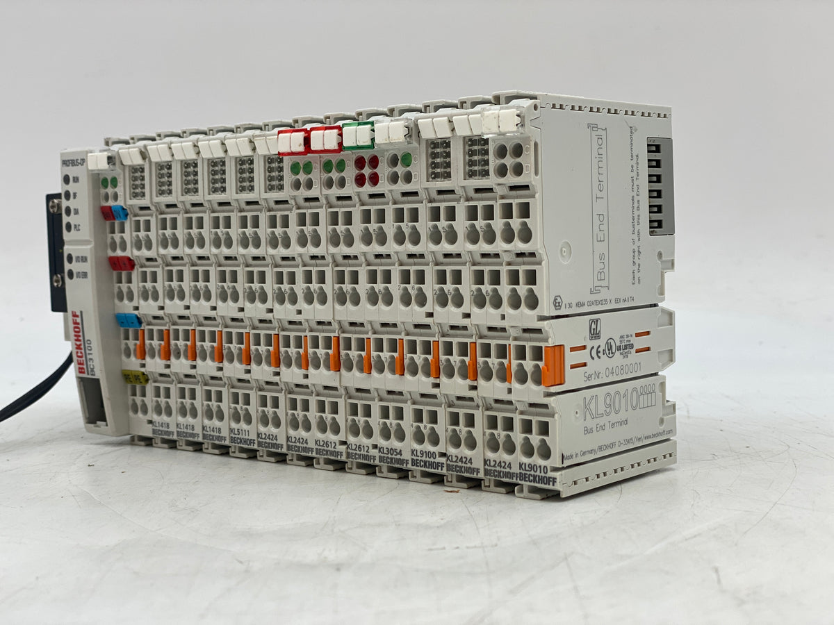 Beckhoff BC3100 Module Bus Terminal Controller PLC Rack (Used) – Gulf ...