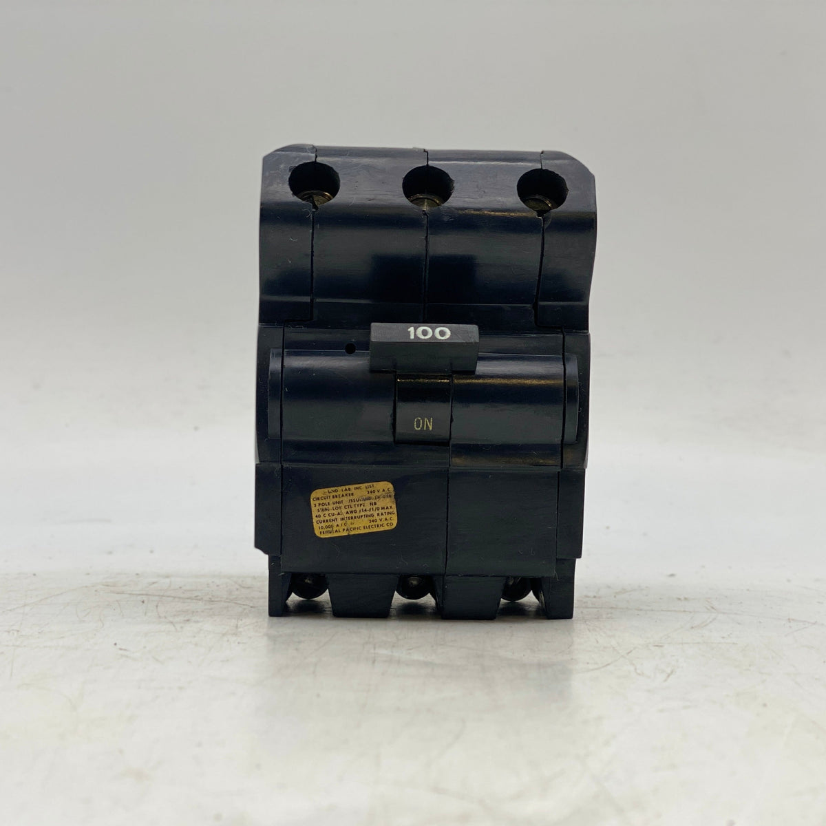 FPE CTL Type NB Stab-Lok Circuit Breaker 100A 240V 3-Pole (Used) – Gulf ...
