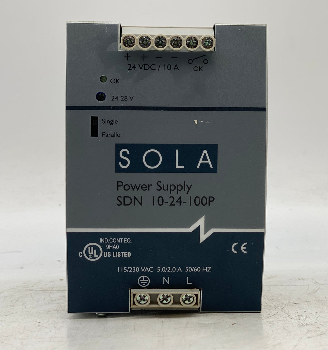 Sola SDN10-24-100P Power Supply 24VDC 10A (Used) – Gulf Asset Recovery