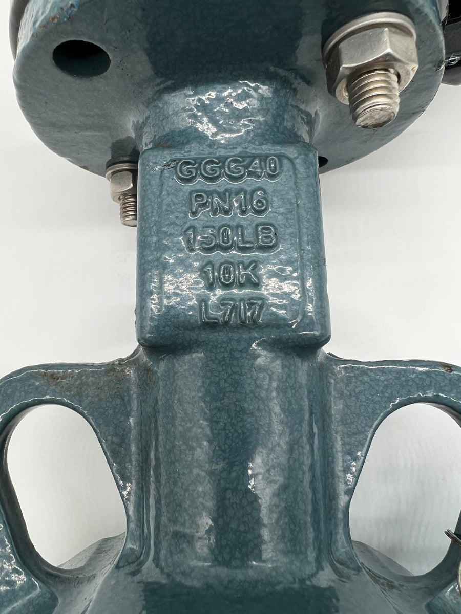 Butterfly Valve 4" w/ Handle, GGG40, PN16, 150LB, 10K, DN100 (No Box ...