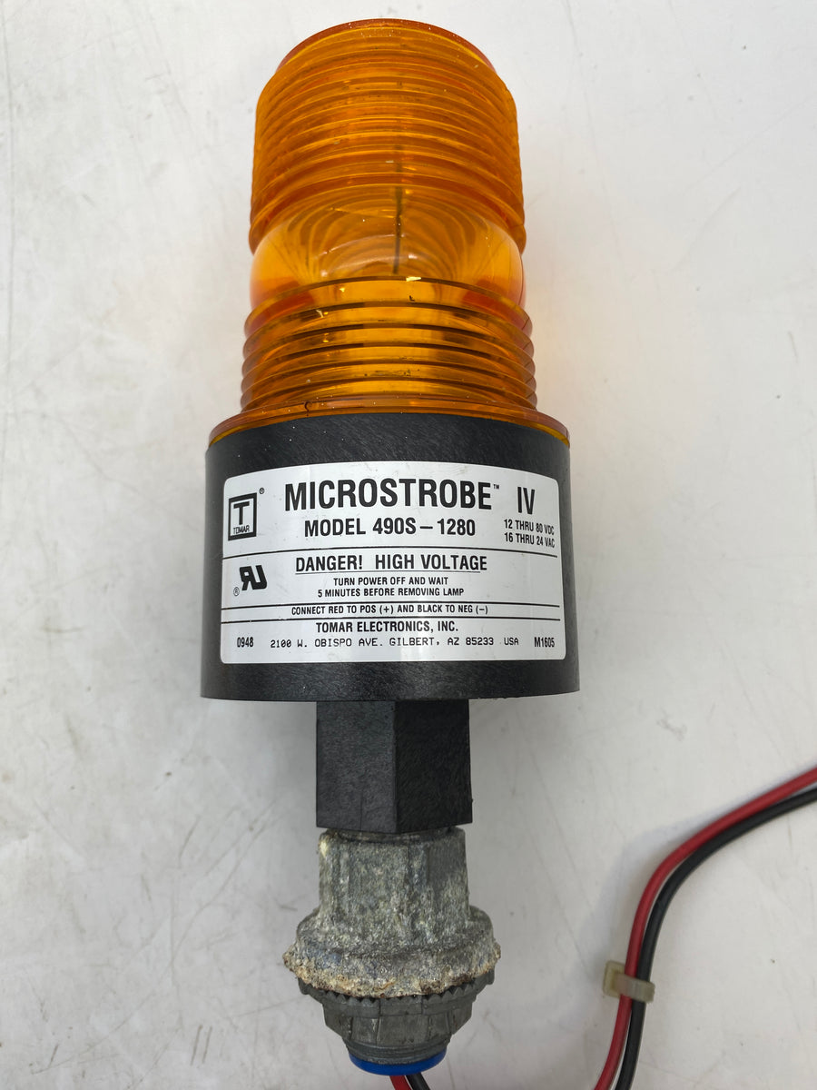 Tomar Electronics 490S-1280 Microstrobe IV Amber 12-80VDC/16-24VAC (Us ...