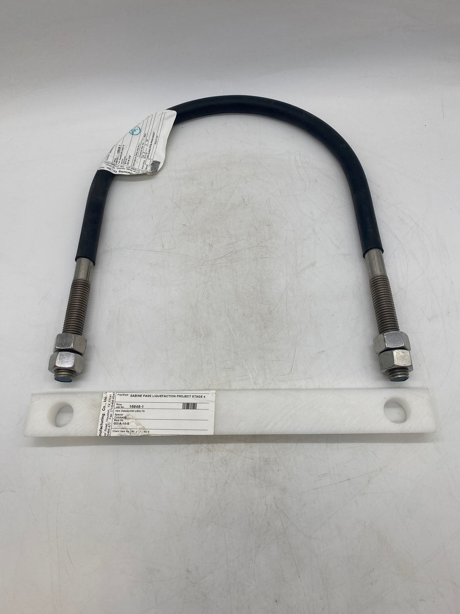 Rilco GU-A-10-S Guide U-Bolt For 10" Pipe w/ Isolator *Lot of (15)* (N ...