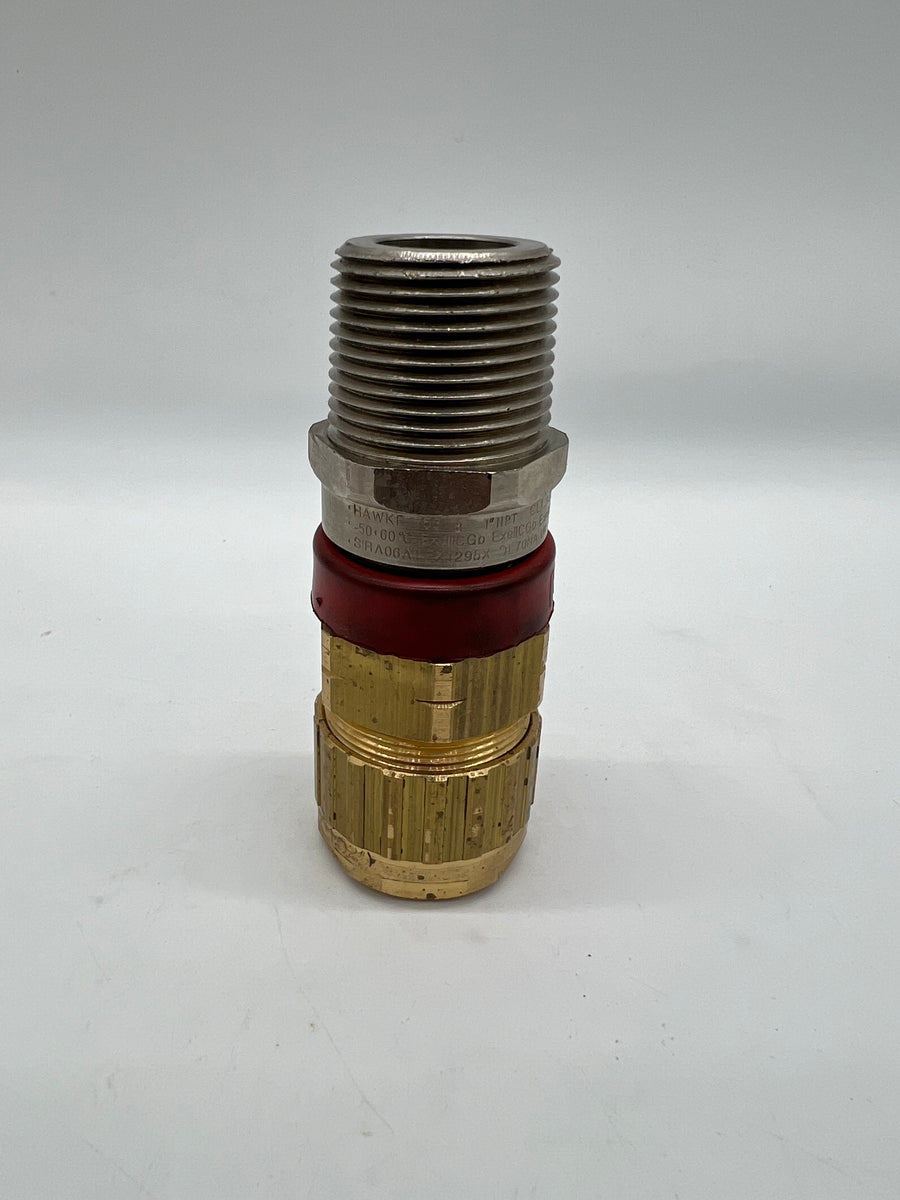 HAWKE Type 753 Cable Gland, Size B, 1" NPT, Brass (No Box) – Gulf Asset ...