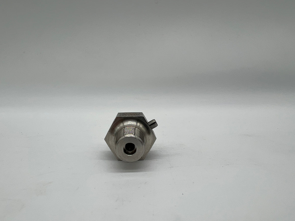 Parker HBVS4M Pressure Blanking Plug w/ Bleed, 316 SS, 1/4" Port (No B ...