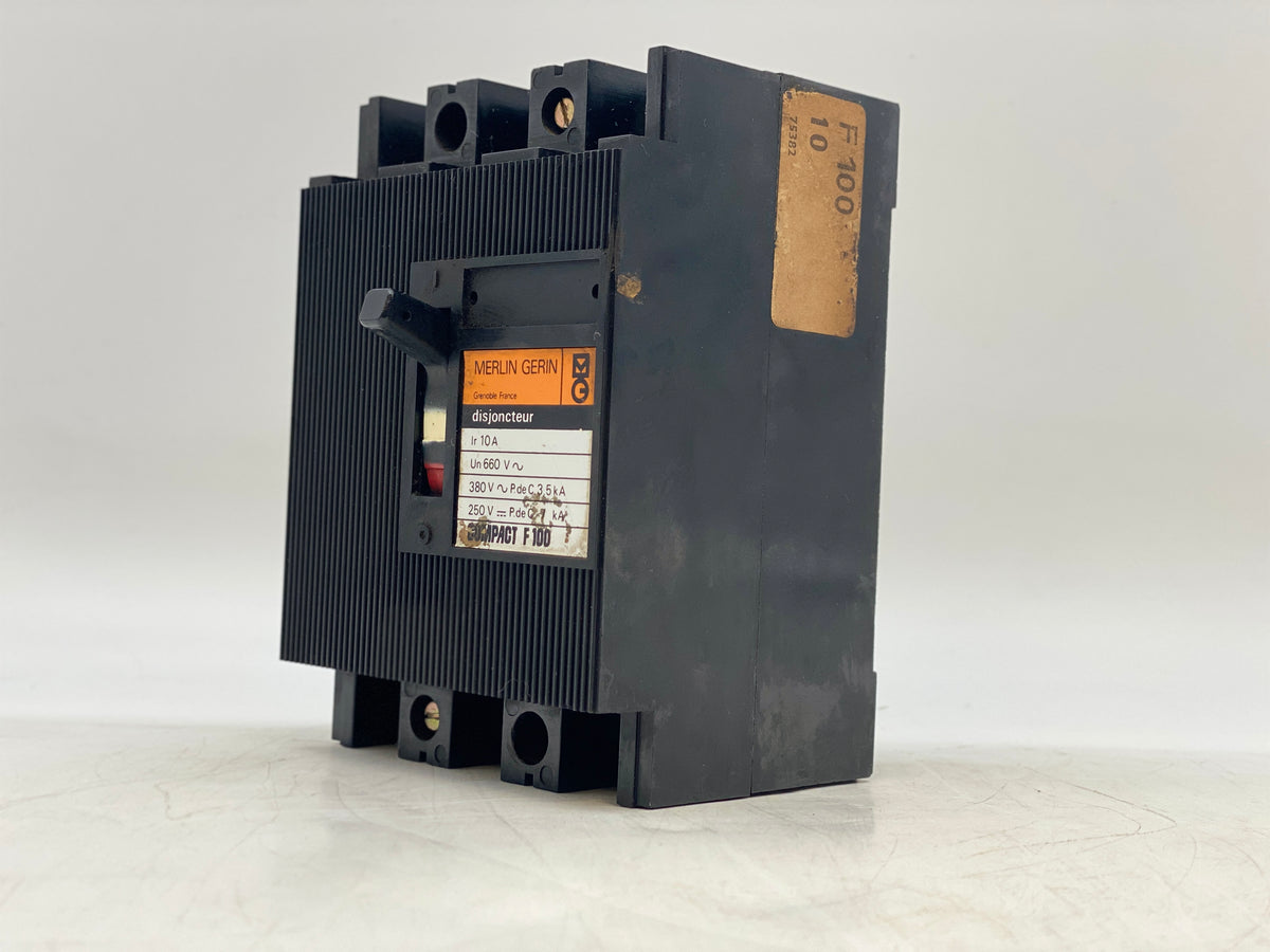 Merlin Gerin F100 Compact Circuit Breaker 10A 3P 660VAC (Used) – Gulf ...
