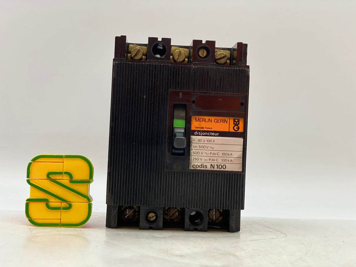 Merlin Gerin N100 R125 Circuit Breaker 100A 3P 500VAC (Used) – Gulf ...