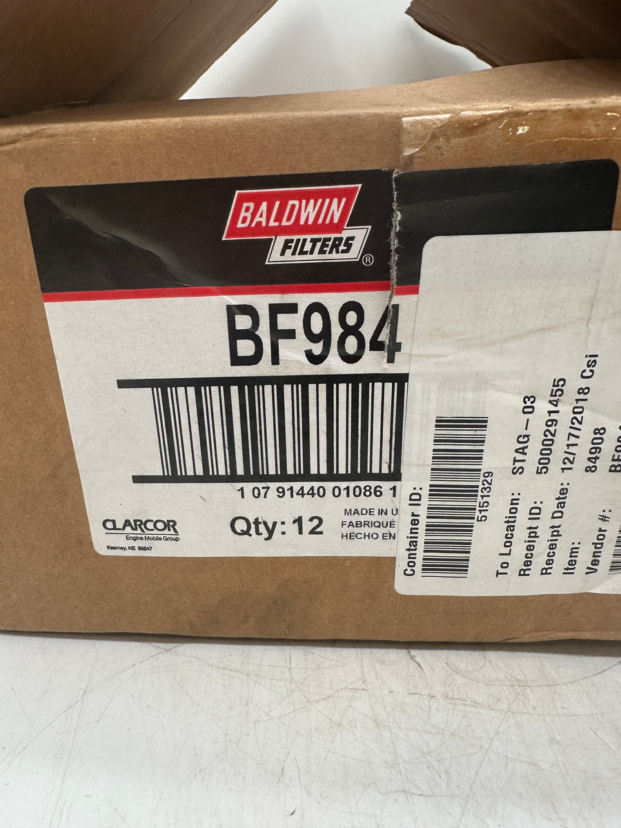 Baldwin BF984 Oil Filter *Box of (12) Filters* (New) – Gulf Asset Recovery