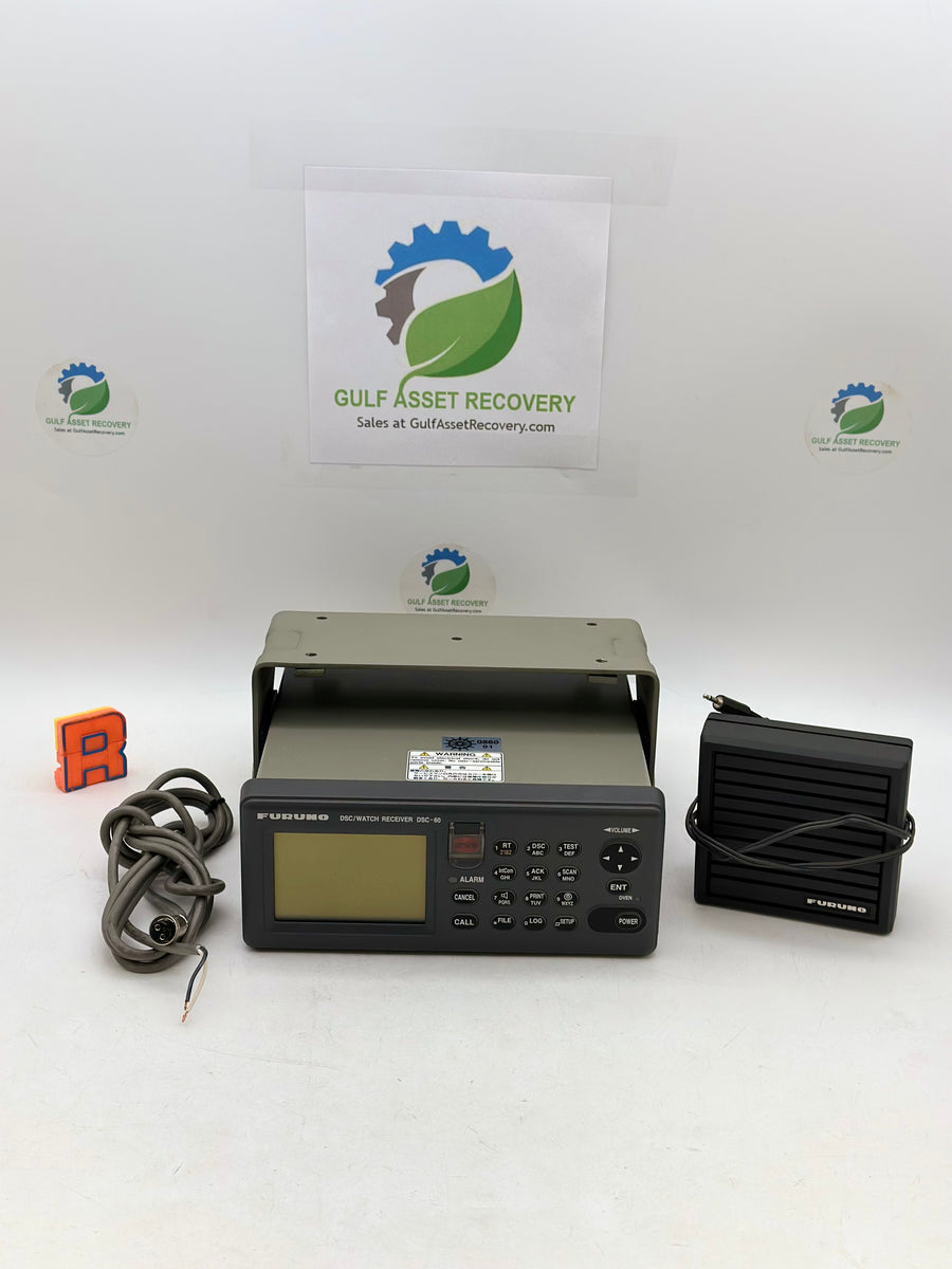 Furuno DSC-60 DSC/Watch Receiver w/ Bracket, Pwr Cord, Speaker (For Pa ...