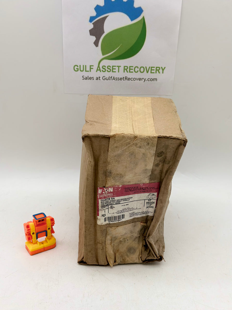 Eaton Crouse-Hinds GUAT59-SA Conduit Outlet Box w/ Cover, 1-1/2" (New ...
