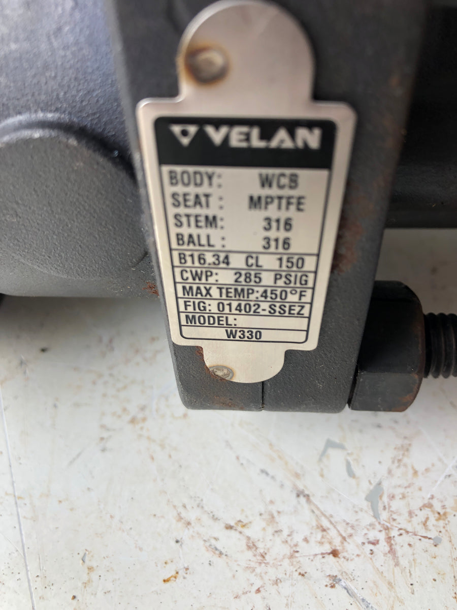 Velan 01402-SSEZ W330 1" 150 RF Ball Valve (No Box) – Gulf Asset Recovery
