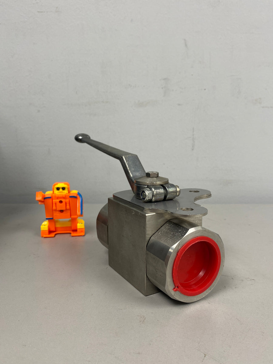 Anchor Fluid Power AE2N1-1/4R-22DV AE2 Two-Way Block Body Threaded Bal ...