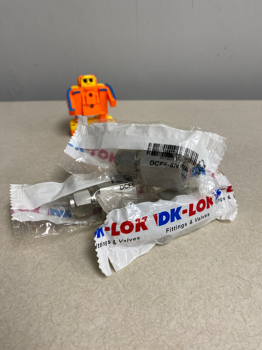 DK-Lok DCF-N Female Connector Tube Fittings Stainless DCF6-8N-SA *Lot ...