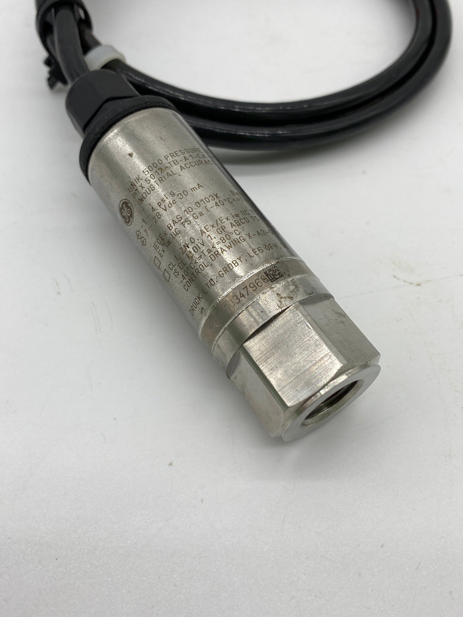 GE PTX5012-TB-A1-CA-HS-PE UNIK 5000 Pressure Sensor -1 to 4 PSIG (No B ...