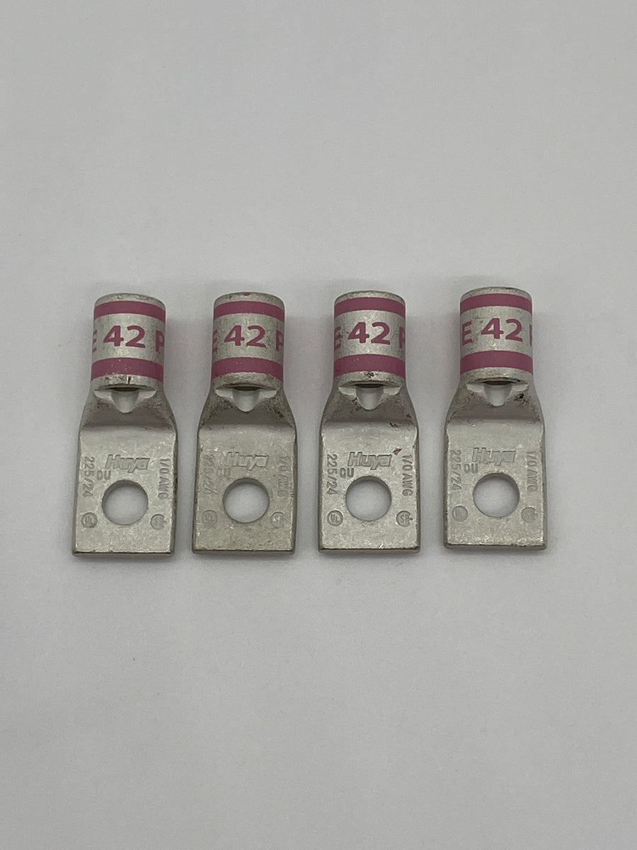 Huya 24C354 One-Hole DA1056, Lug Compression Connector Cable Size 8 AW ...