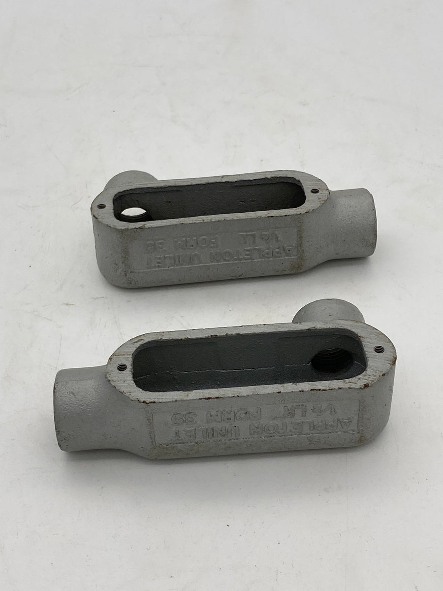 Appleton Unilet 1/2 LL and 1/2 LR Form 35 *Lot of (2) Forms* (No Box ...