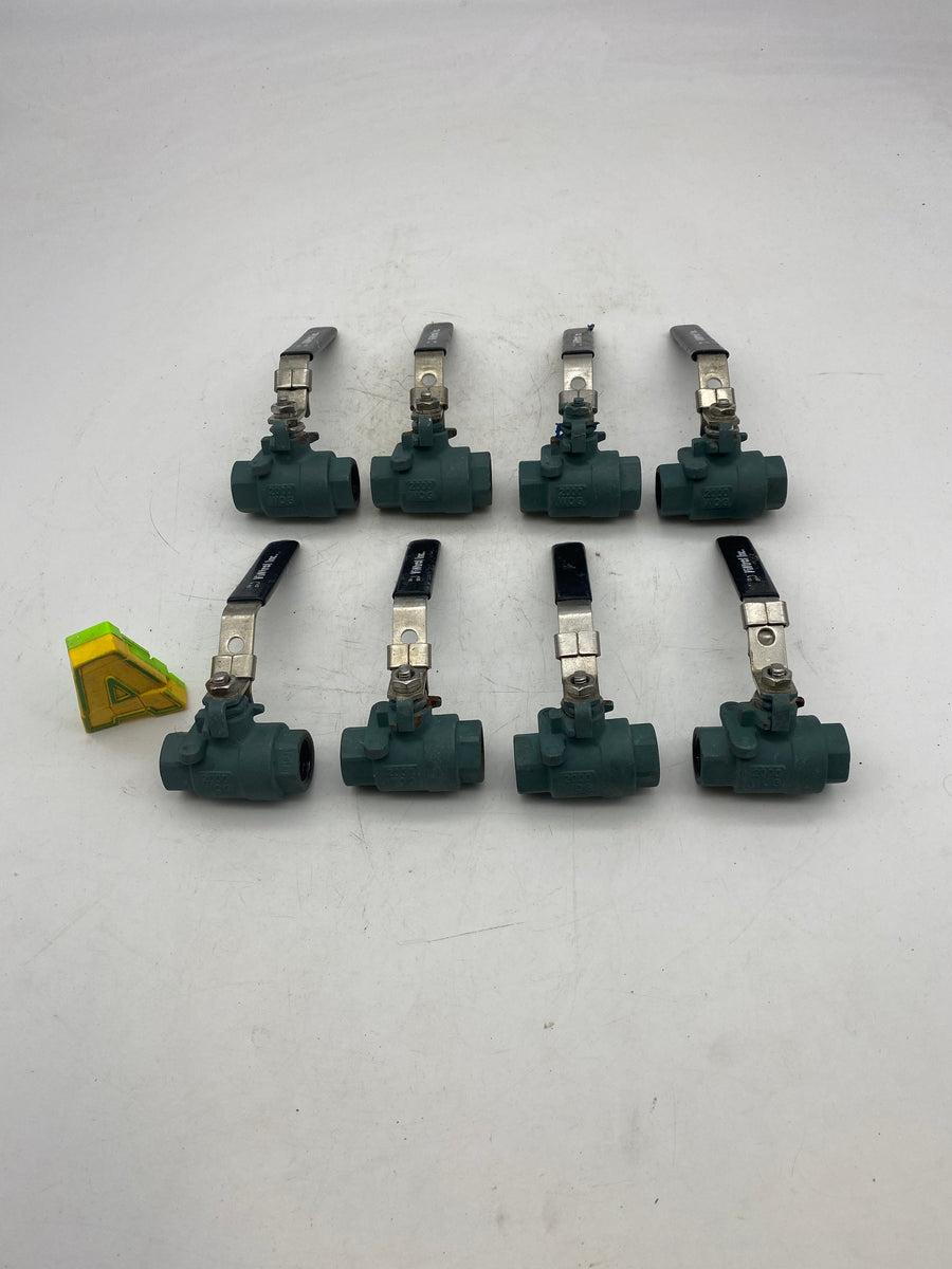 Vintrol 1/2" F x F Ball Valve, *Lot of (8)* (No Box) – Gulf Asset Recovery