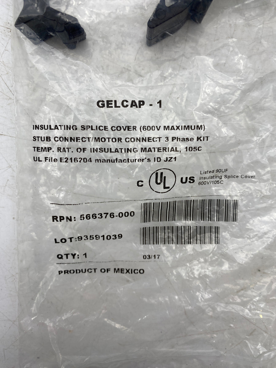 Raychem 566376-000 GELCAP-1-B5 Insulating Splice Cover, 600V Max *Lot ...