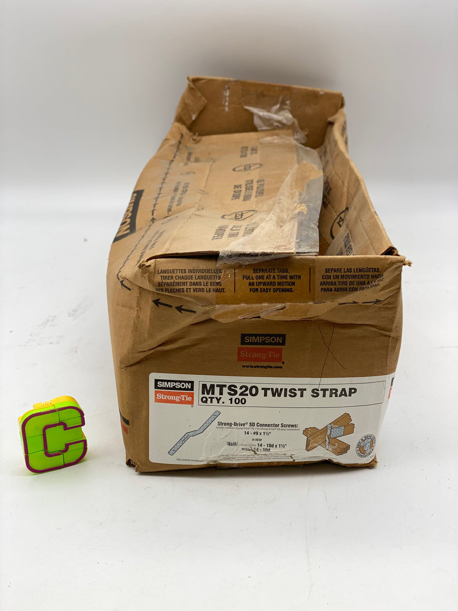 Simpson Strong-Tie MTS20 Twist Strap *(3) Boxes of (100)Ea* (Open Box ...