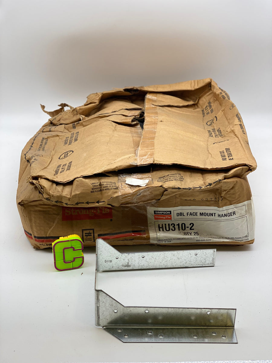 Simpson Strong-Tie HU310-2 DBL Face Mount Hanger *(3) Boxes of (25) Ea ...